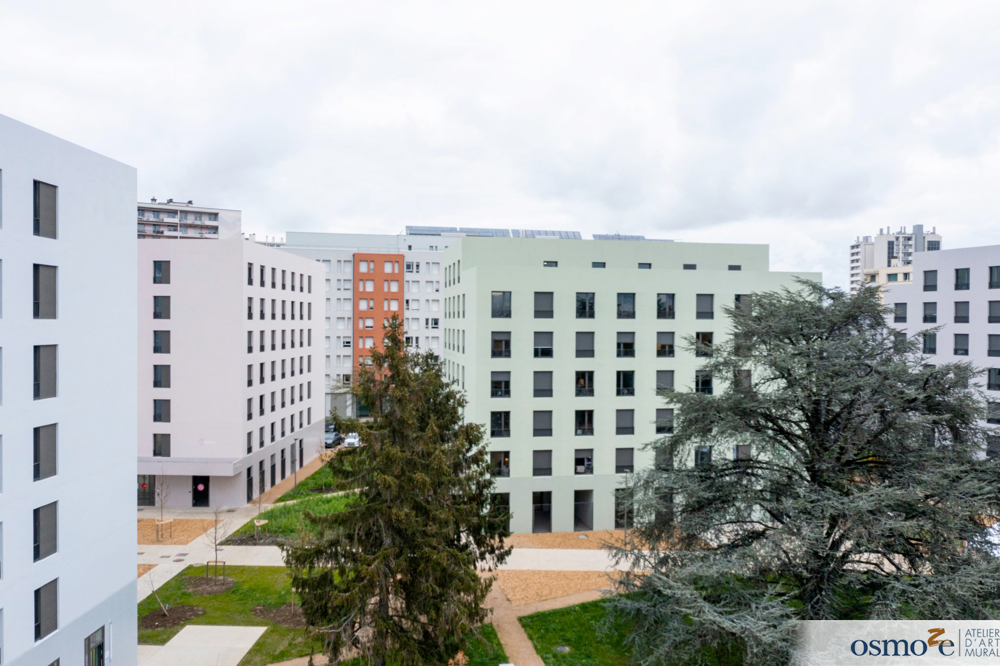 DESIGN, FRESQUE & SIGNALÉTIQUE - CROUS HAIGNERÉ - LYON (69)